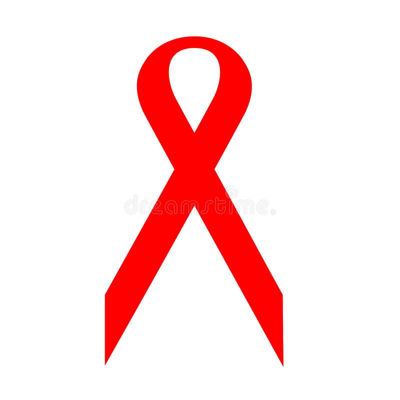 Aids ribbon stock vector. Illustration of health, retroviral - 1557914