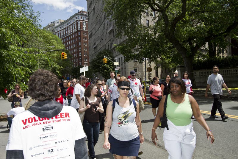 Aids walk 2010 editorial stock image. Image of street - 14335489