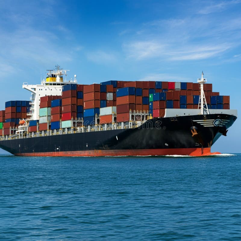 AIGenerated Cargo Mockups & Industrial Backgrounds for Logistics ...