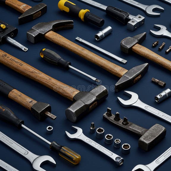 Aigenerated Description* Suggested by Our AI Engine Stock Illustration - Illustration of tools ...