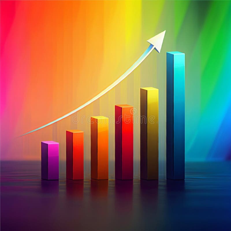 AIGenerated Success Charts & Growth Graphs for Business and Marketing ...