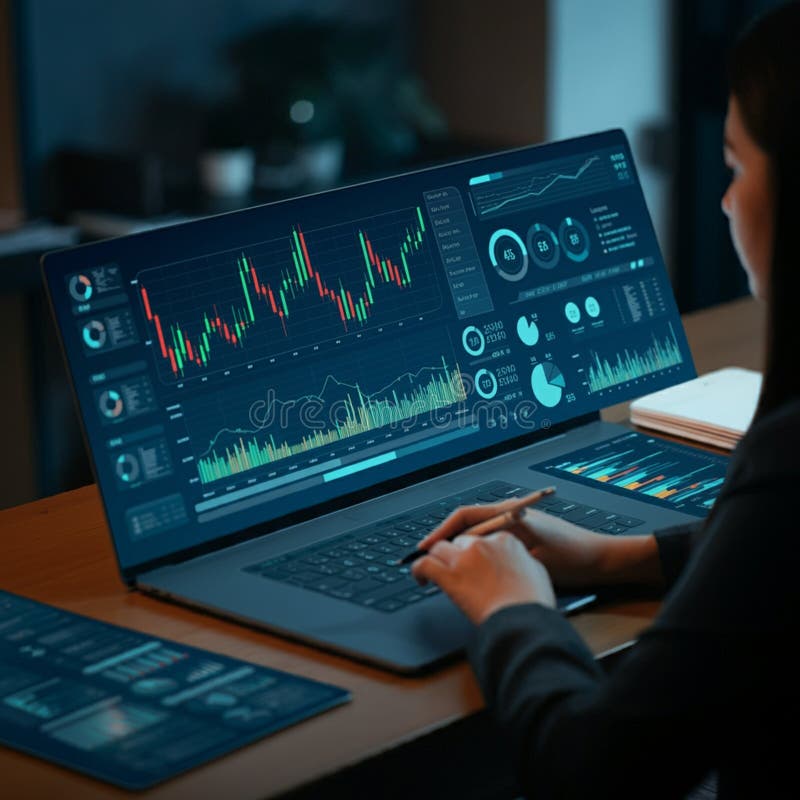 AIGenerated Success Charts & Growth Graphs for Business and Marketing ...