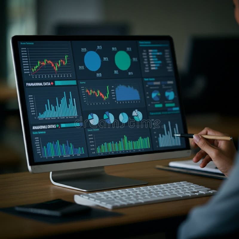 AIGenerated Success Charts & Growth Visuals for Business Designs Stock ...