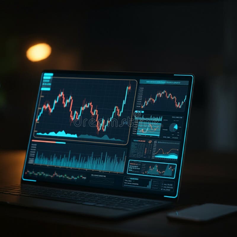 AIGenerated Success Charts & Growth Visuals for Business Designs Stock ...