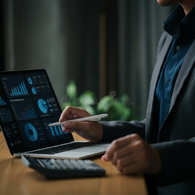 AIGenerated Success Charts & Growth Visuals for Business Designs Stock ...