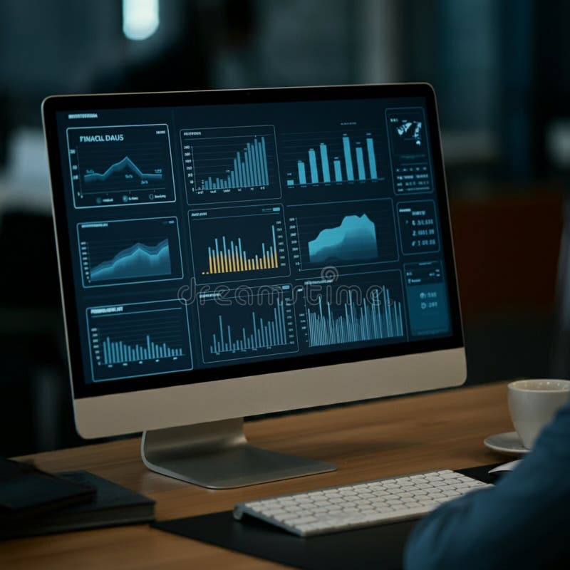 AIGenerated Success Charts & Growth Visuals for Business Designs Stock ...