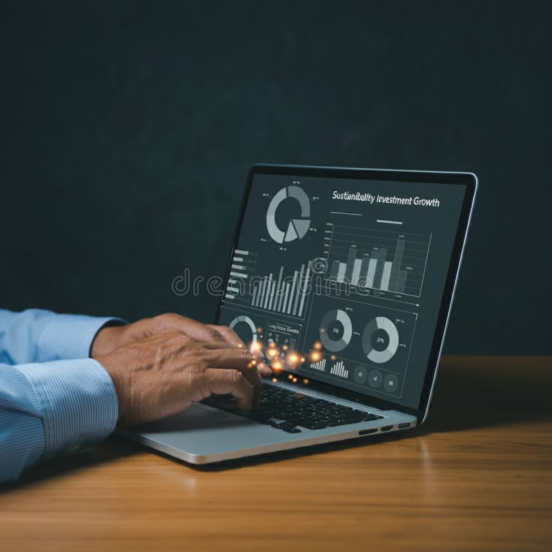 AIGenerated Success Charts & Growth Visuals for Business Designs Stock ...