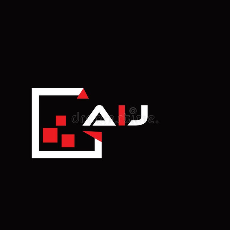 AIJ Creative Minimalist Letter Logo. AIJ Unique Vector Initials ...