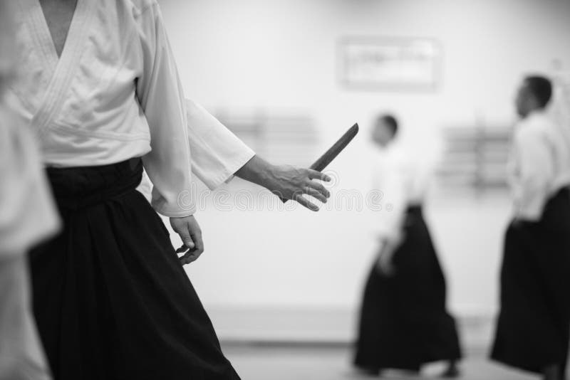 Aikido stock photo. Image of judo, movement, force, kimono - 89264262