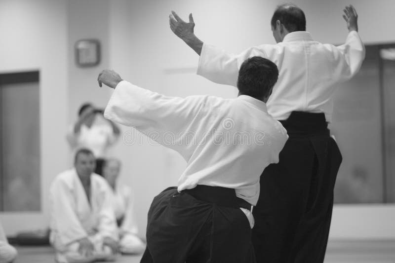 Aikido stock image. Image of defense, coordination, ninja - 89264717