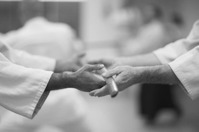 Aikido stock image. Image of fitness, health, katana, martial - 4887459