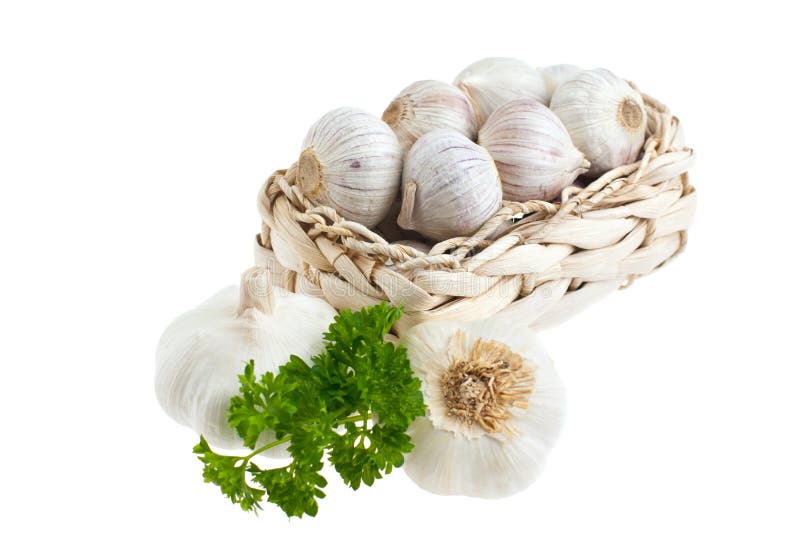 Ail, persil. image stock. Image du frais, régime, nourriture - 24508549