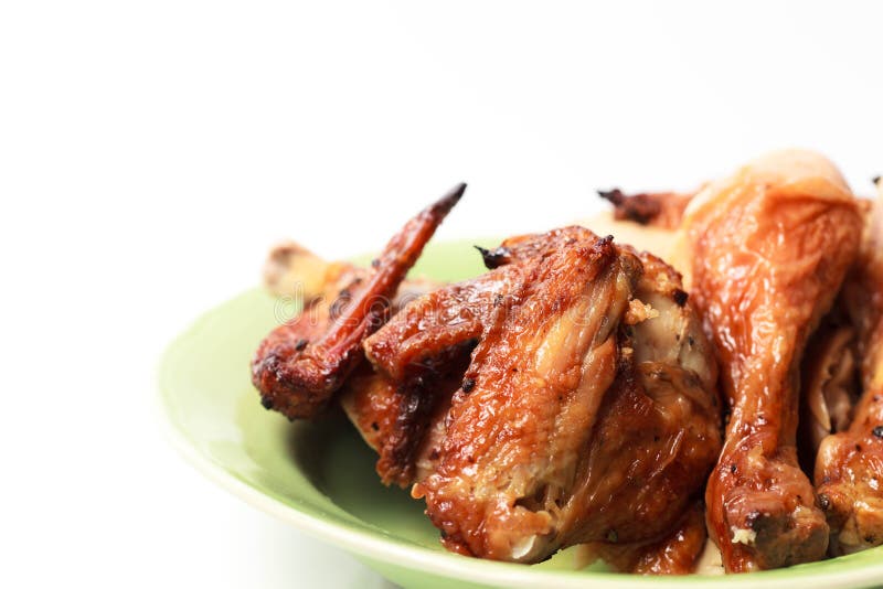 Aile Et Pilon De Poulet De Gril Image stock - Image du épicé, délicieux ...