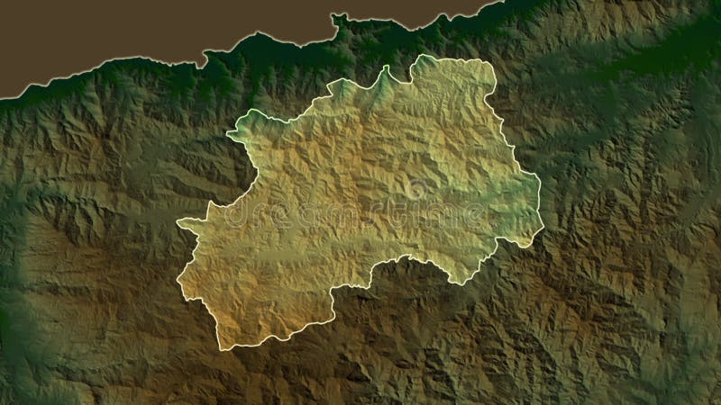 Aileu - District of East Timor, Extruded. Physical Stock Video - Video ...