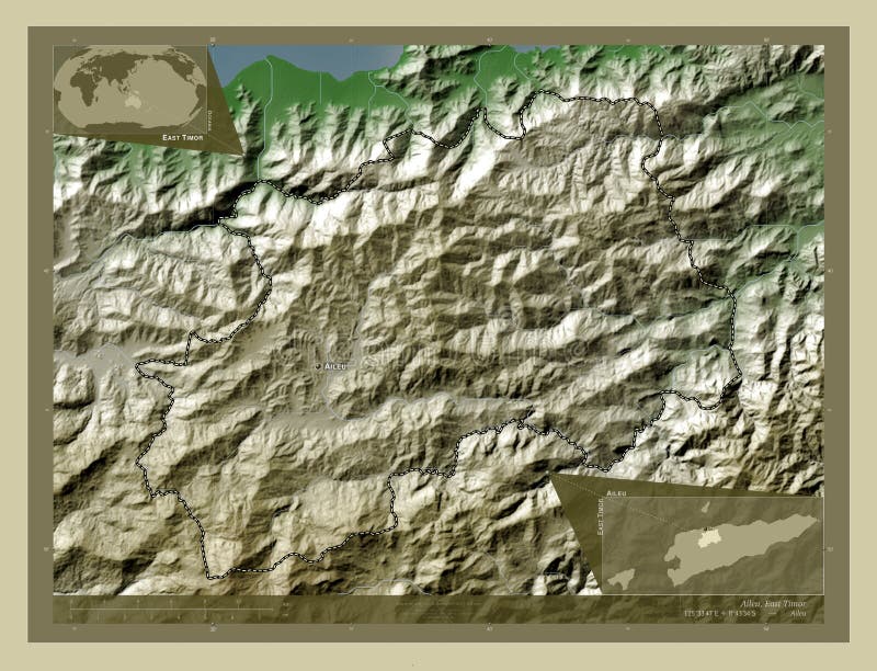 Aileu, East Timor. Wiki. Labelled Points of Cities Stock Image - Image ... Aileu, East Timor. Wiki. Labelled Points of Cities Stock Image - Image ...