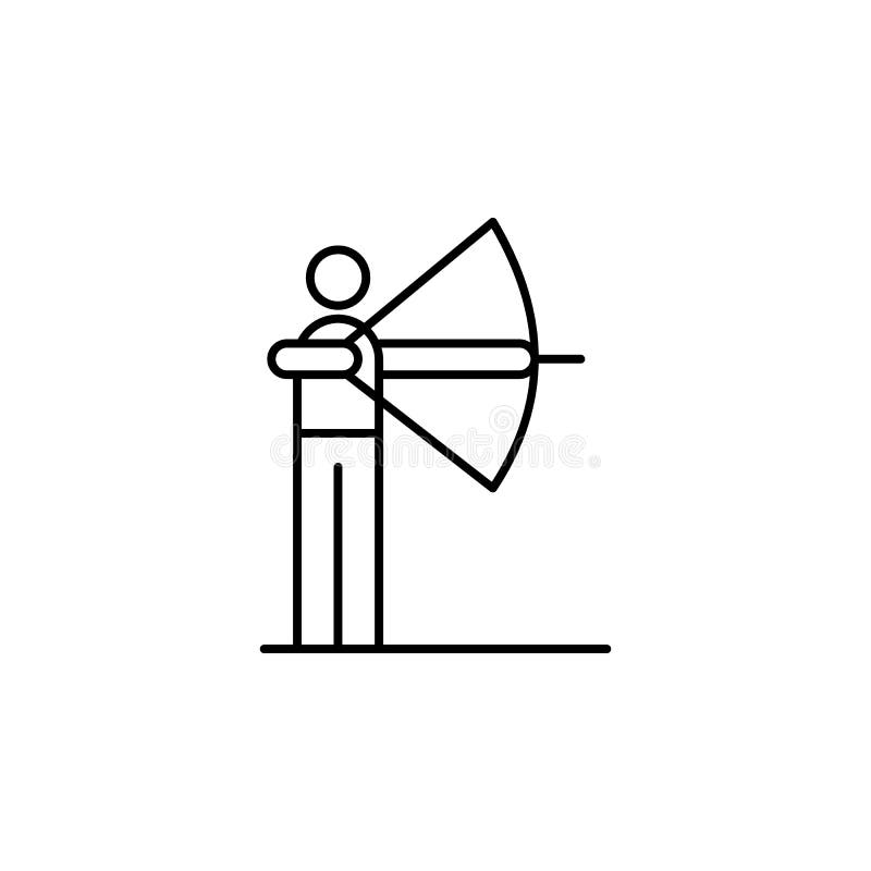Aim Archery Icon. Element of Conceptual Figures Icon for Mobile Concept ...