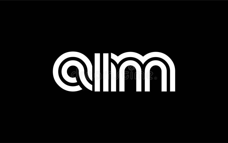 AIM Creative Unique Modern Letter Logo Design Stock Vector ...
