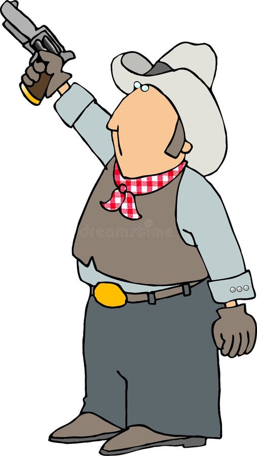 Aim high stock illustration. Illustration of cartoon, shoot - 59676