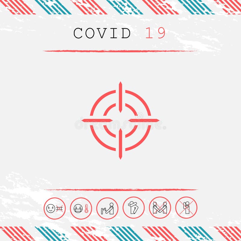 Aim Icon, Goal Symbol. Graphic Elements for Your Design Stock Vector ...