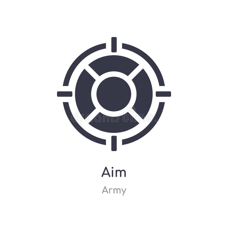 Aim sight goal stock illustration. Illustration of combat - 34717328