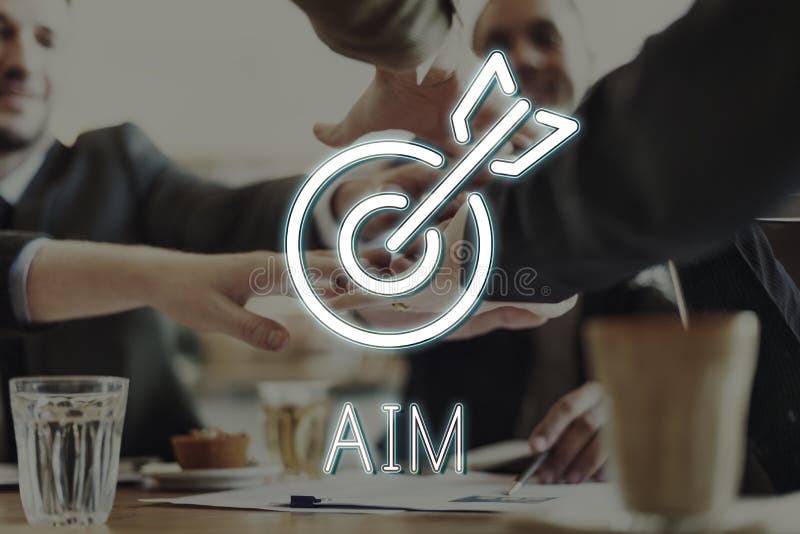 Aim Target Ambition Development Concept Stock Image - Image of ...