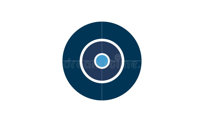 Aim Target Icon Simple Style Vector Image Stock Vector - Illustration ...