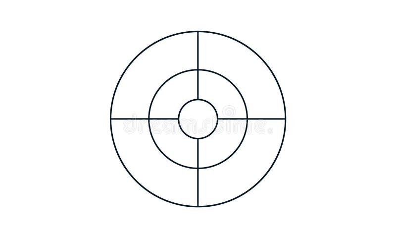 Aim Target Icon Simple Style Vector Image Stock Vector - Illustration ...