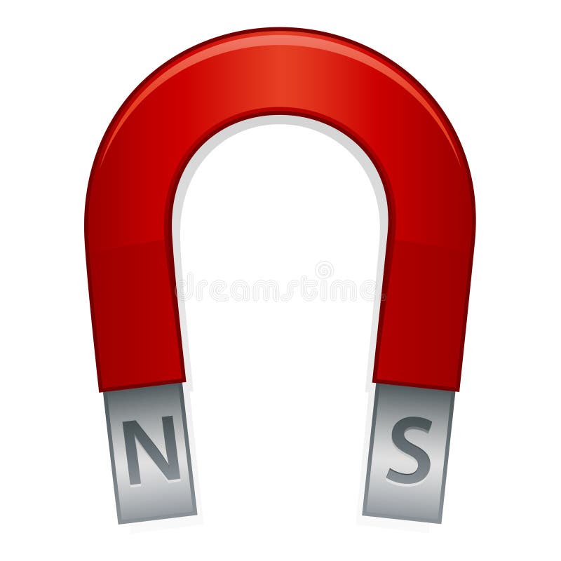 Aimant illustration stock. Illustration du attraction - 26784753