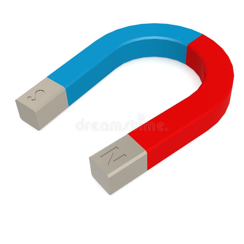 Aimant illustration stock. Illustration du pourrait, attirez - 46761066