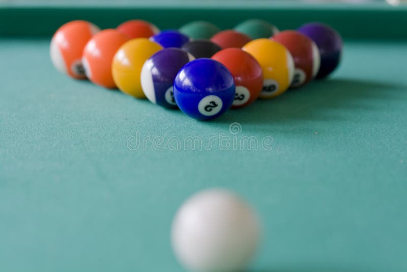 Pool Balls Breaking stock image. Image of pool, billiards - 6260455