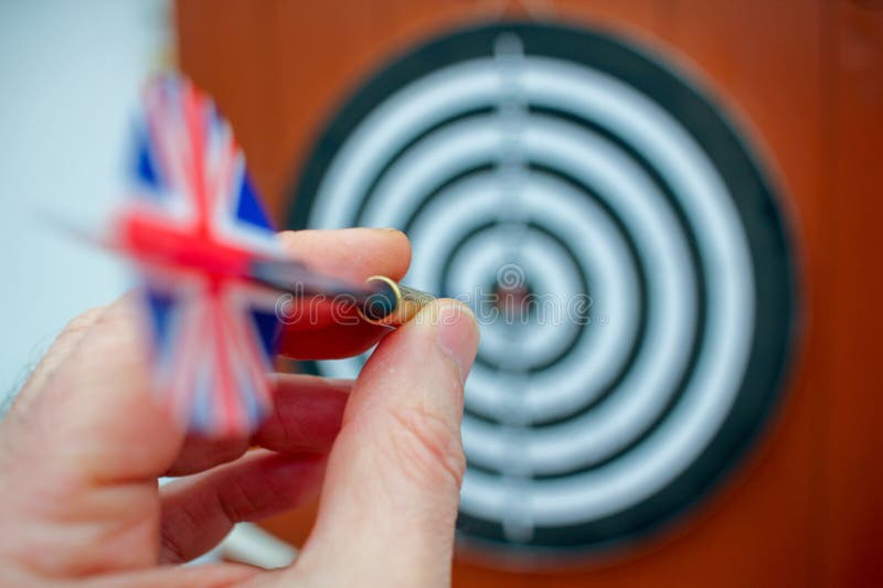 Aiming at the Center of the Target Stock Image - Image of adolescence ...