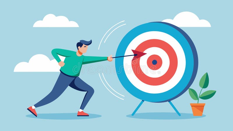 Aiming for a Double the Player Skillfully Hits the Smaller Inner Ring ...