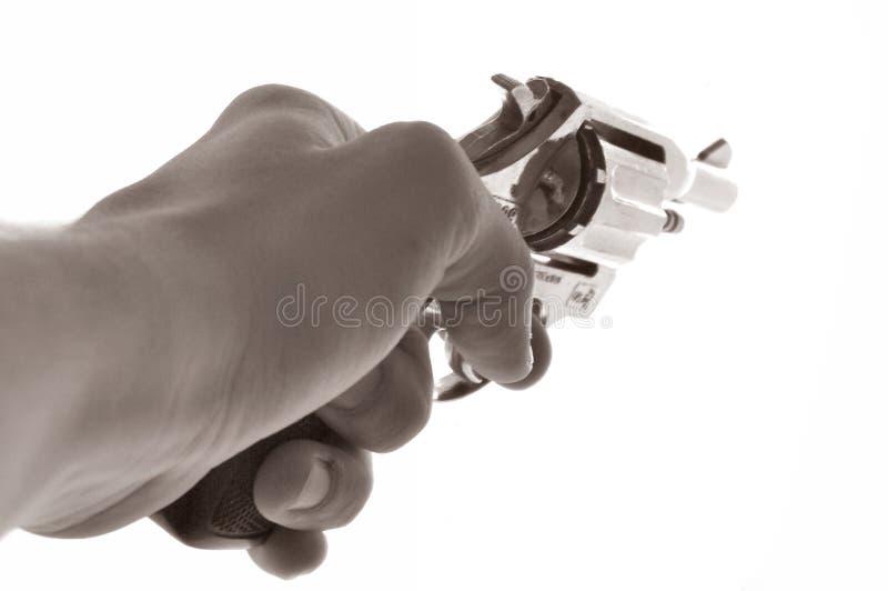 Aiming a gun stock image. Image of holding, crime, kill - 2910703