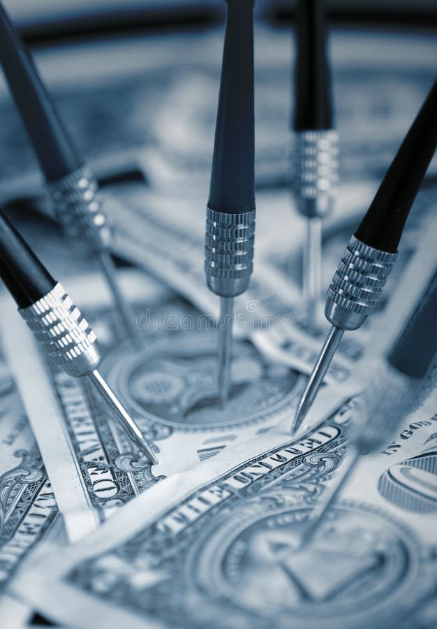 Aiming US Dollar Money (Financial) Stock Photo - Image of bulls, bank ...