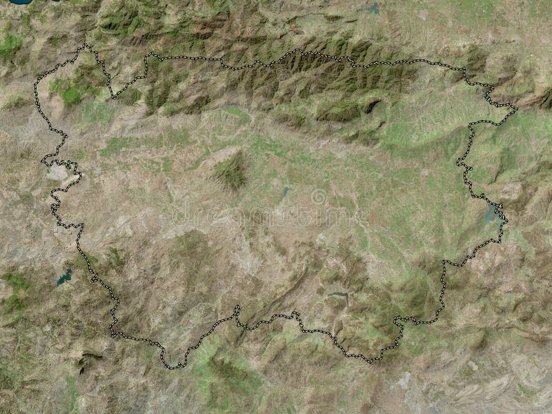 Ain Defla, Algeria. High-res Satellite. No Legend Stock Illustration ...