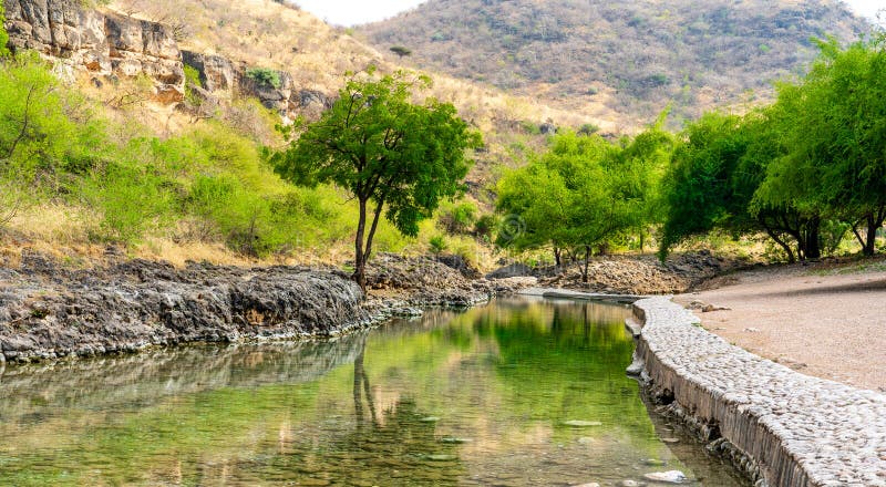 Ain Razat is the Most Important Source of Spring Water in Dhofar Stock ...