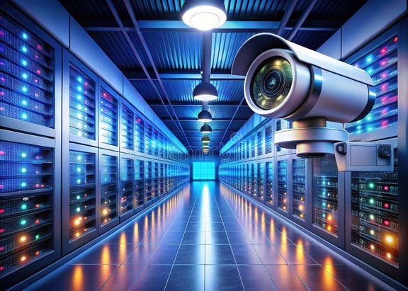 AIPowered Data Center Security Surveillance Protecting Cloud Servers ...