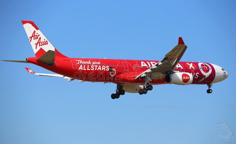 Air Asia Plane In Sky Picture. Image: 84932012