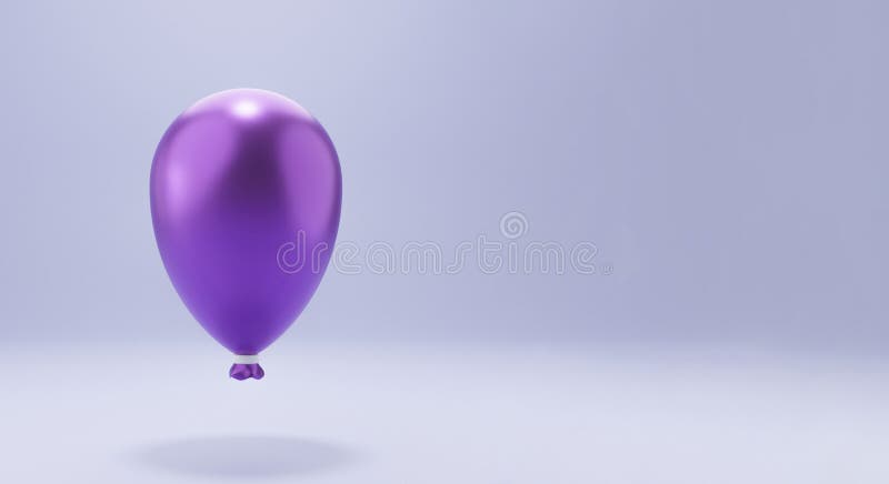 Air Balloon 3d Render Illustration. Simple 3d Rendering Balloon Icon ...