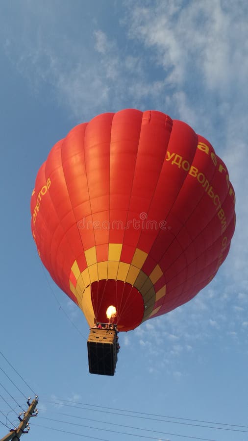 Air baloon editorial photo. Image of clouds, flying, russia - 93893471
