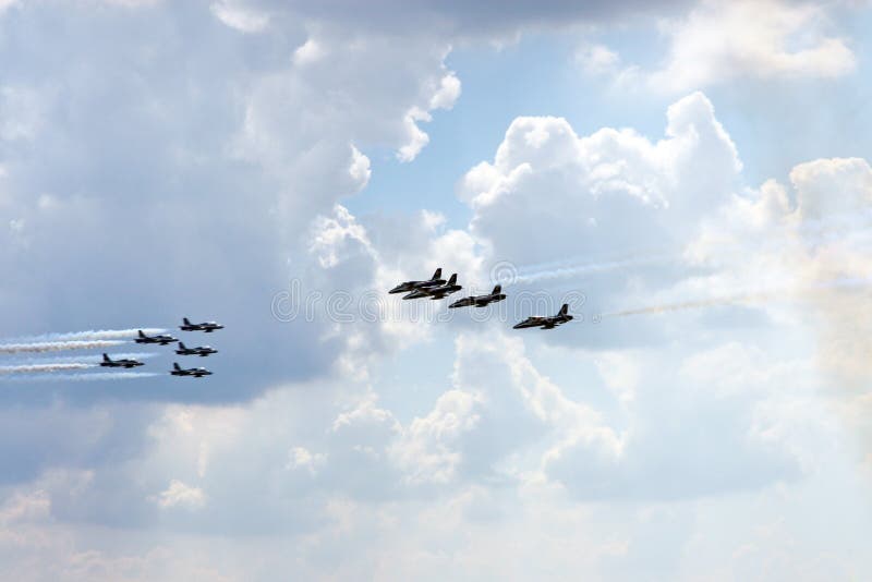 Air battle stock photo. Image of smoke, military, opponents - 27439058