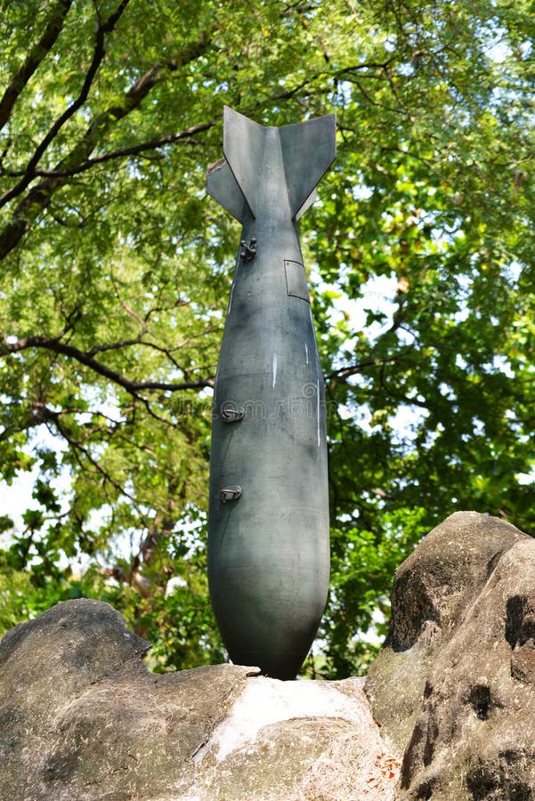 Air bomb statue stock photo. Image of explosion, navy - 53735664