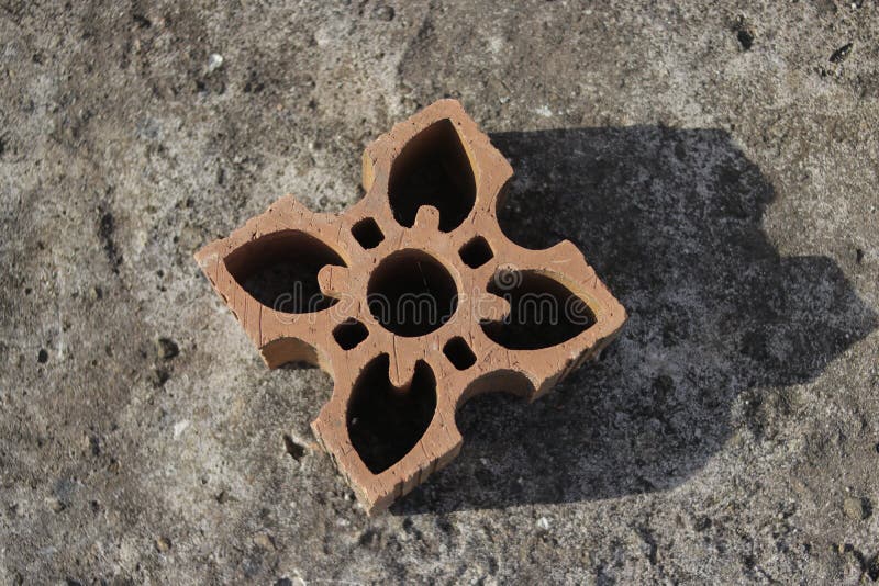 Air Bricks with Floral Holes Stock Photo - Image of line, outside ...
