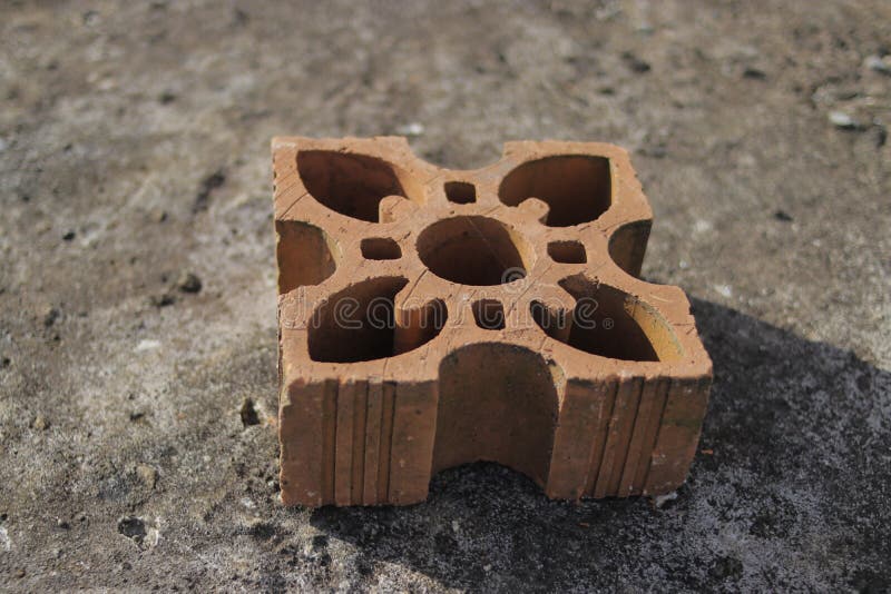 Air Bricks with Floral Holes Stock Image - Image of outside, rock ...