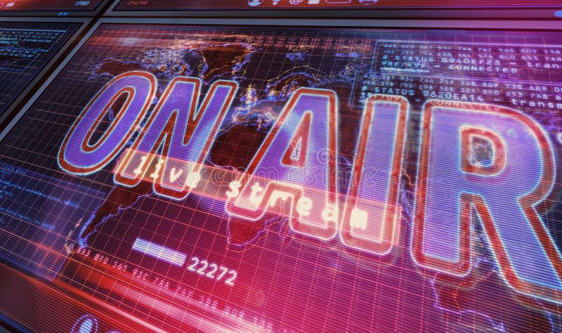 Broadcasting abstract logo stock vector. Illustration of emblem - 76536821