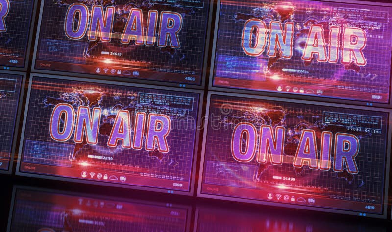 Broadcasting abstract logo stock vector. Illustration of emblem - 76536821