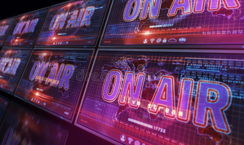 Broadcasting abstract logo stock vector. Illustration of emblem - 76536821