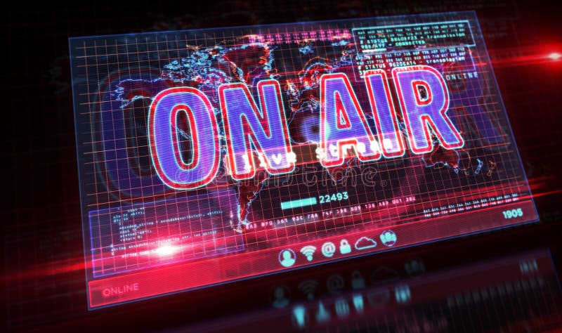 Broadcasting abstract logo stock vector. Illustration of emblem - 76536821