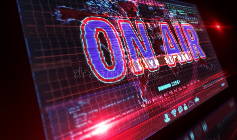 Broadcasting abstract logo stock vector. Illustration of emblem - 76536821