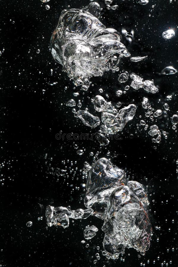 Air Bubbles Rising in Water Stock Image - Image of bubbly, background ...